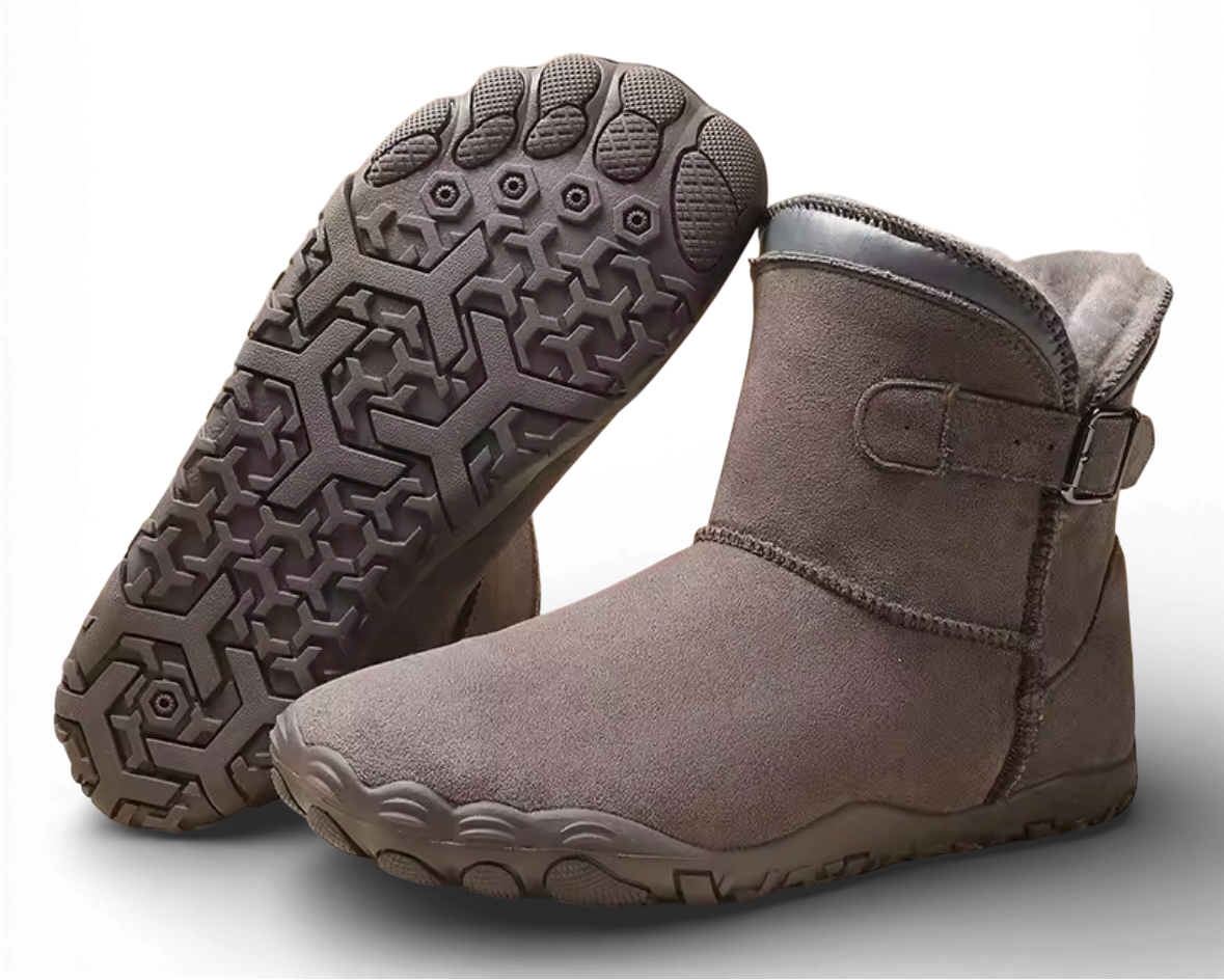 FROST STYLE PRO - Stylische Winter-Barfuß-Boots mit dickem Innenfutter ...