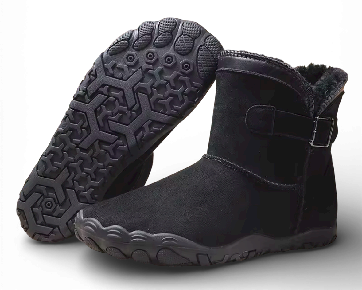 FROST STYLE PRO - Stylische Winter-Barfuß-Boots mit dickem Innenfutter ...